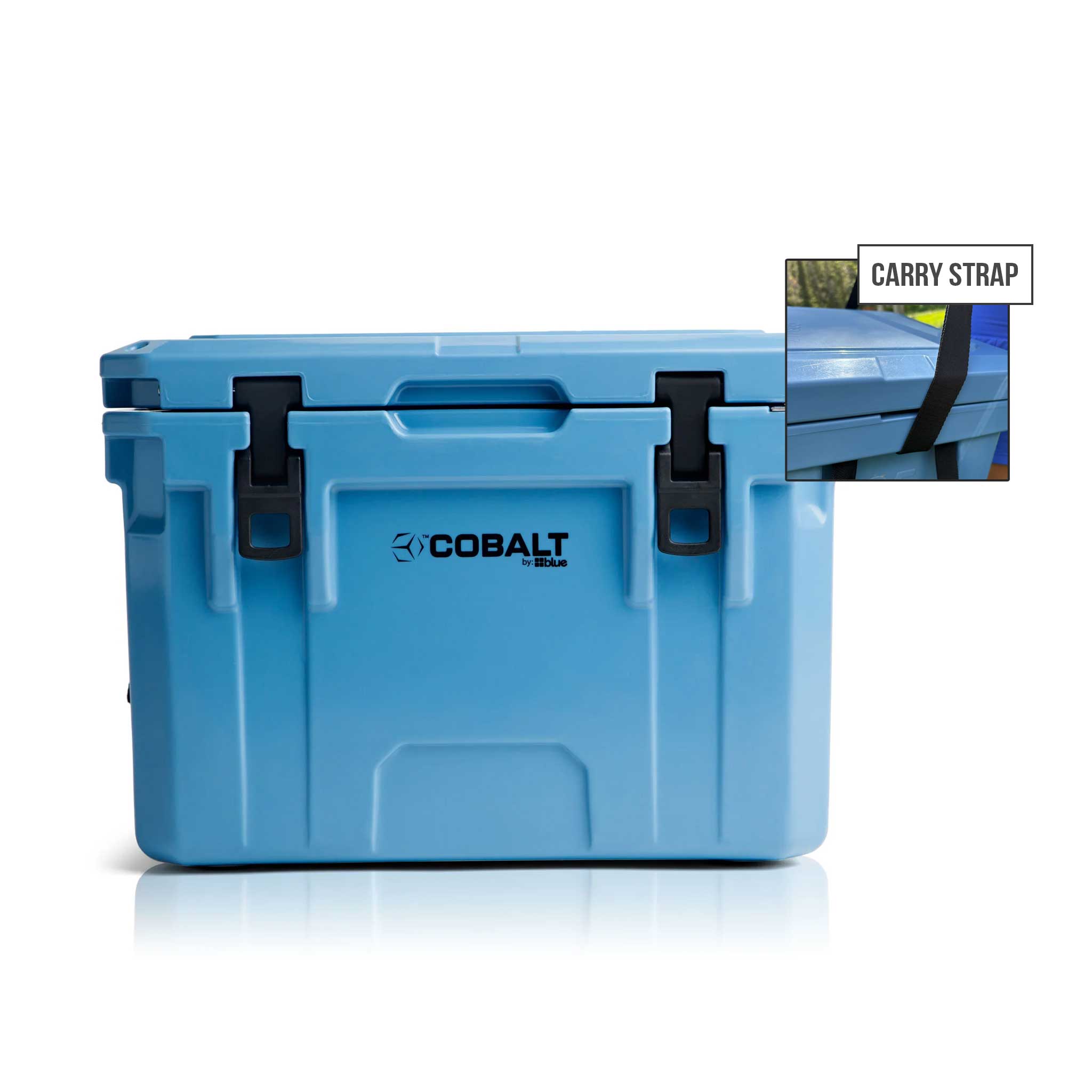 Bundle: 25 Quart Roto-Molded Super Cooler + Heavy-Duty Shoulder Carry ...