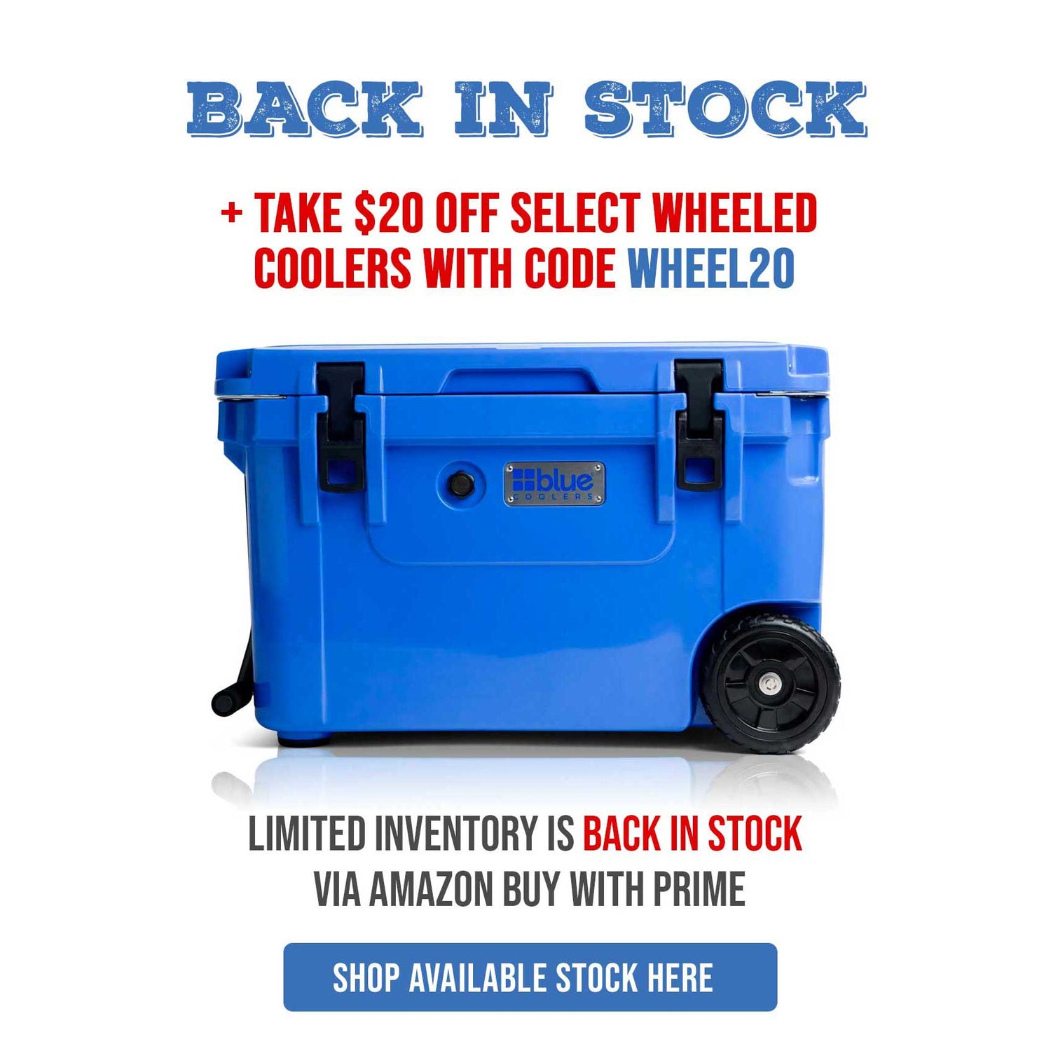 Blue Coolers - Roto-molded coolers