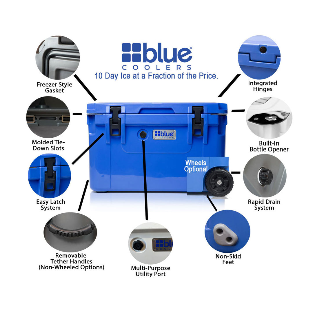 Accessory - Universal Auto-Off Interior Cooler Light Kit – Blue Coolers