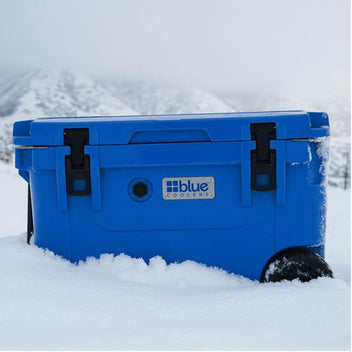 110 Quart Ark Series Roto-Molded Wheeled Cooler – Blue Coolers