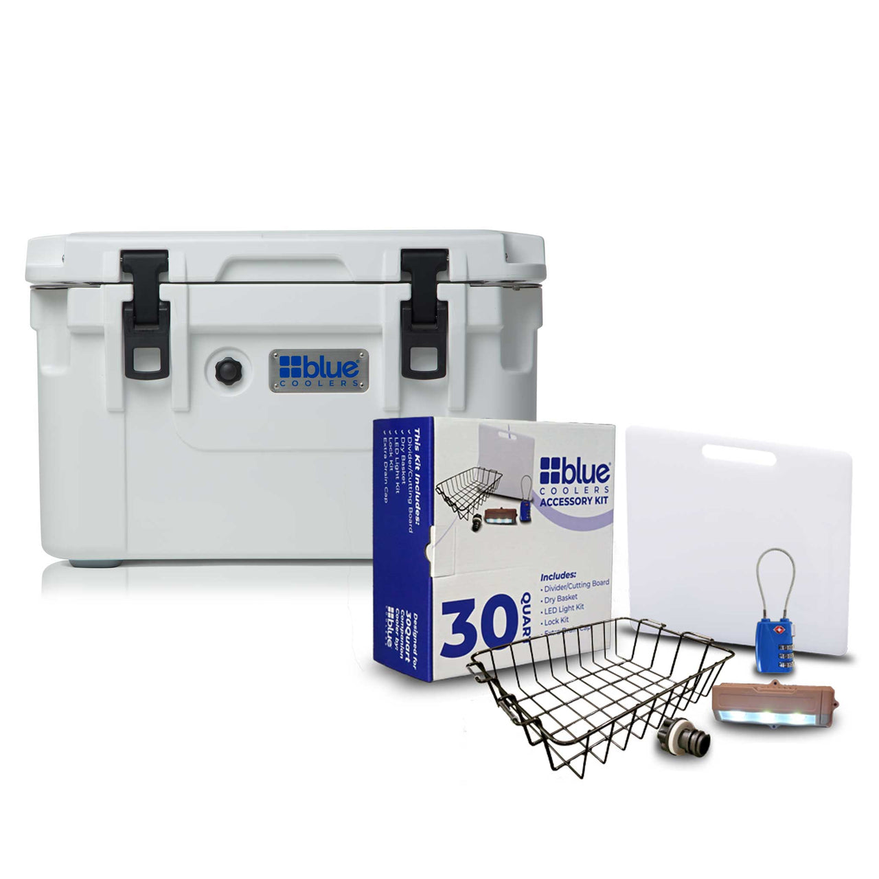 30 Quart Companion Cooler Starter Bundle - Accessories - Promo – Blue ...